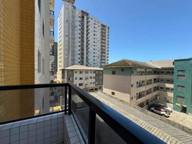 Apartamento 2 dorms 1 suíte na Aviação | Praia Grande/SP | Mobiliado e com vista para o mar