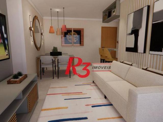 Apartamento à venda, 87 m² por R$ 1.417.726,03 Ponta da Praia Santos/SP