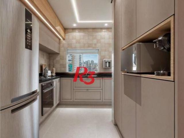Apartamento à venda, 89 m² por R$ 1.090.000,00 Aparecida Santos/SP