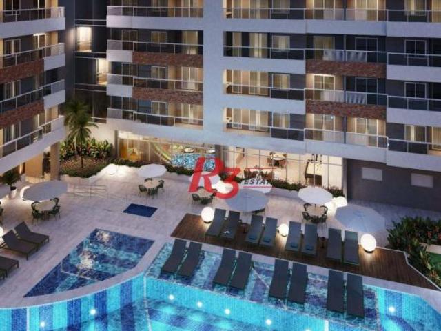 Apartamento à venda, 89 m² por R$ 1.378.474,61 Encruzilhada Santos/SP