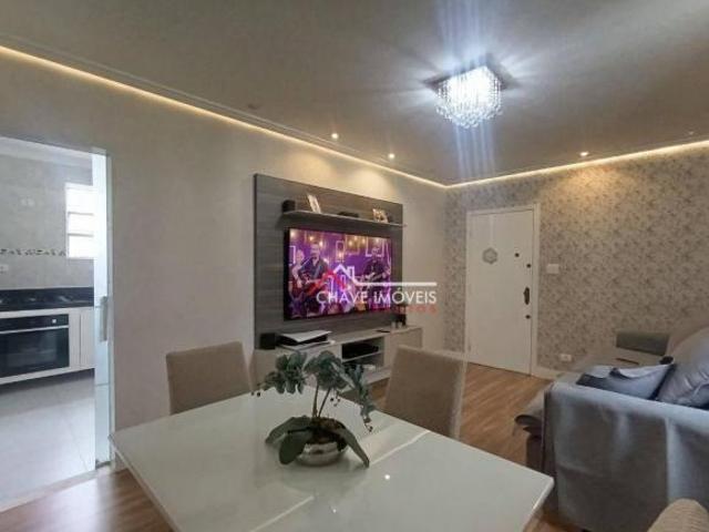 Apartamento à venda, 89 m² por R$ 458.000,00 Estuário Santos/SP