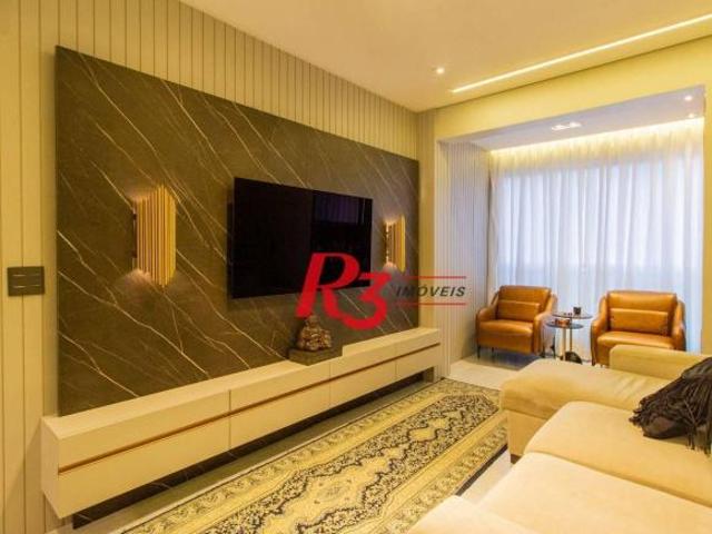 Apartamento à venda, 80 m² por R$ 1.350.000,00 Boqueirão Santos/SP