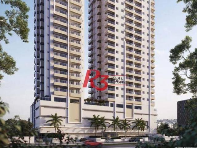 Apartamento à venda, 94 m² por R$ 1.206.389,95 Gonzaga Santos/SP