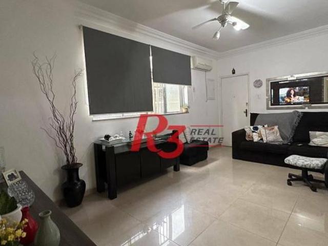 Apartamento à venda, 94 m² por R$ 585.000,00 Embaré Santos/SP