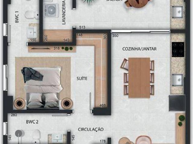 Apartamento à venda, 94 m² por R$ 858.125,86 Bairro Coqueiral Cascavel/PR
