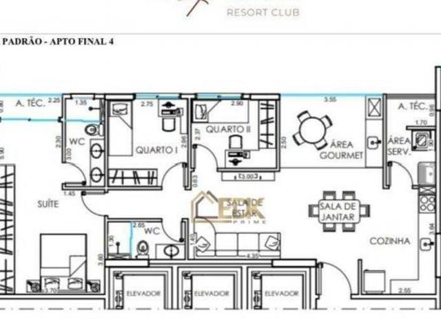 Apartamento à venda, 95 m² por R$ 1.050.000,00 Villa Branca Jacareí/SP