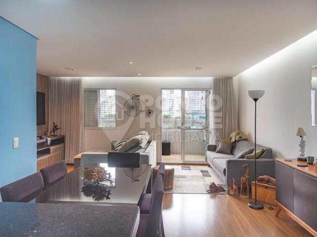 Apartamento à venda, 97m², Vila Gumercindo, 3 dormitórios, 1 suíte, 2 vagas