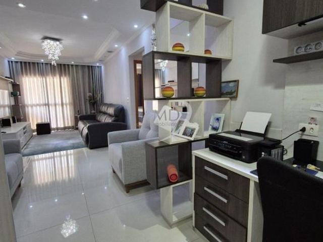 Apartamento à venda, 98 m², 3 quartos, 1 suite, sala com varanda, 3 vagas em São Caetano do Sul