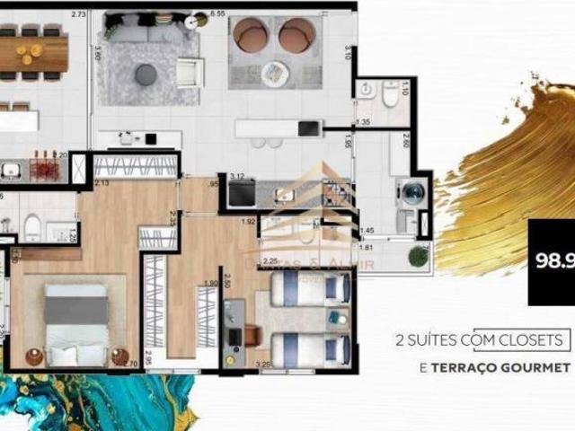 Apartamento à venda, 98 m² por R$ 1.113.700,00 Centro Guarulhos/SP