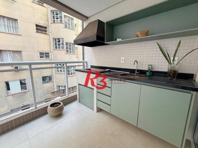 Apartamento à venda, 91 m² por R$ 1.450.000,00 Boqueirão Santos/SP