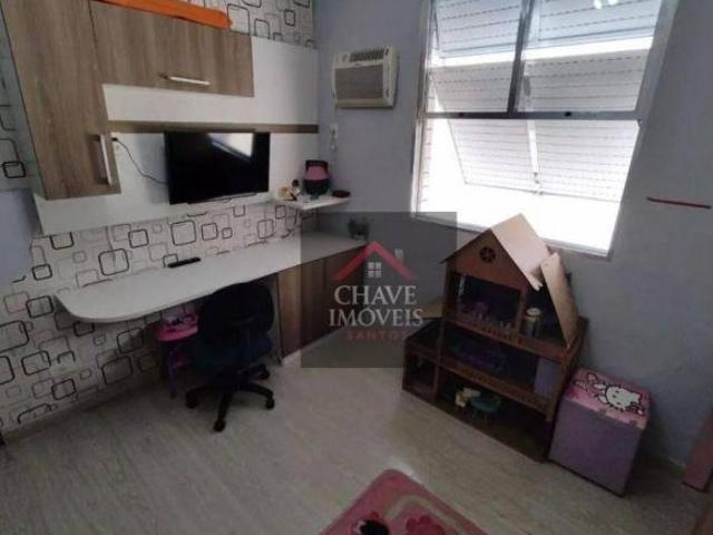 Apartamento à venda, 91 m² por R$ 480.000,00 Estuário Santos/SP