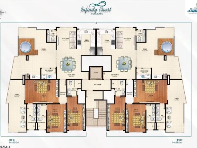 Apartamento à 50 metros do mar em Palmas, Governador Celso Ramos SC