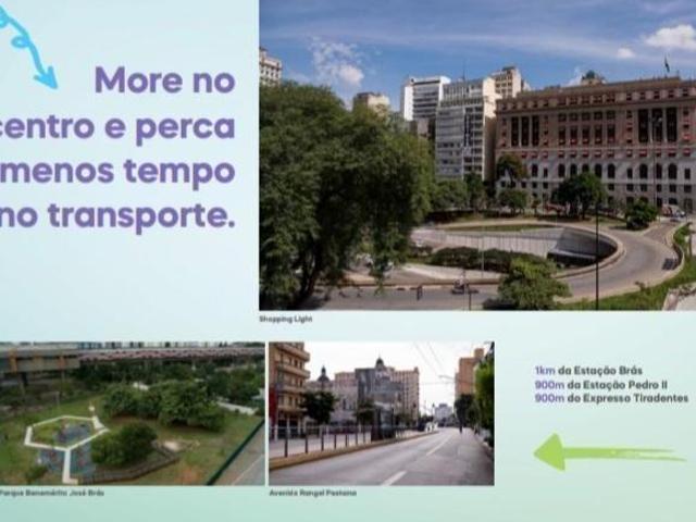 Apartamento ao lado do metro Brás 219 mil 200 entrada