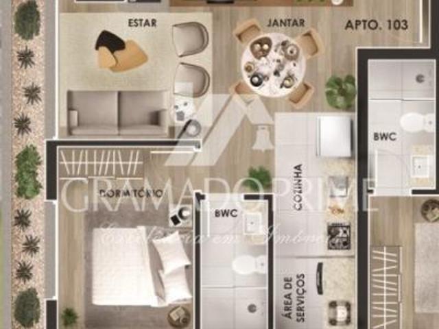 APARTAMENTO AO LADO DO PÓRTICO BÁVARO DE GRAMADO