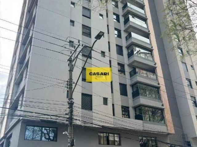 Apartamento Aldana, com 2 quartos, 1 suite, varanda gourmet, 1 vaga coberta, 59m2, Centro Sbc