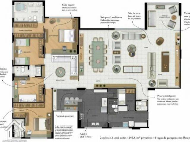 Apartamento Alto luxo no Vila da Serra