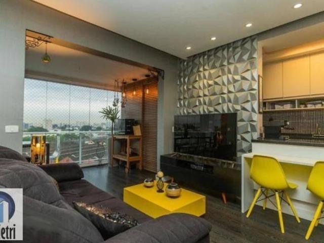 Apartamento Alto Padrão, 87 m², à Venda em Condomínio Completo na Vila Anastácio Qualidade de Vida