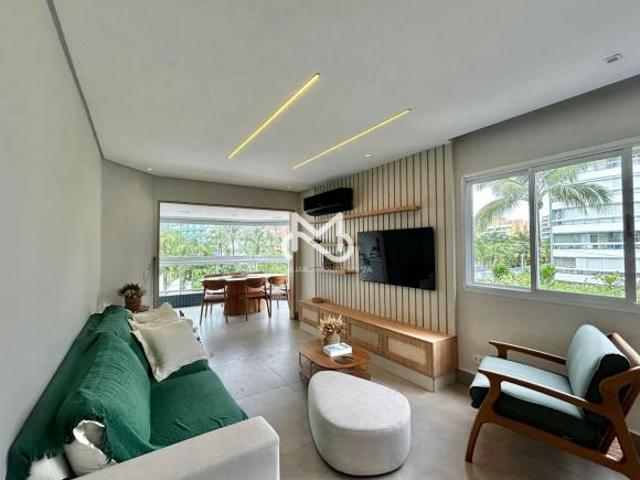 Apartamento Alto Padrão a 190m da praia no Módulo 02 da Riviera de São Lourenço