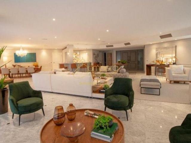 Apartamento alto padrão com 5 suítes em condomínio exclusivo no Panamby