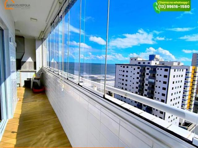 Apartamento alto padrão com vista mar Varanda Gourmet com churrasqueira