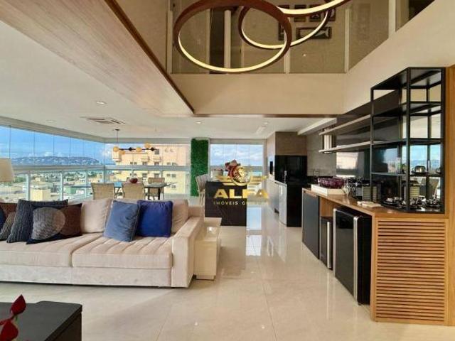 Apartamento alto padrão duplex com vista para o mar na Praia da Enseada – Alfa Imóveis Guarujá
