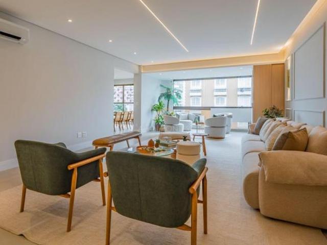 Apartamento alto padrão em santos, totalmente reforma e decorado, luxo