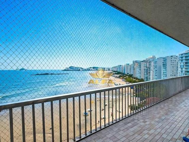 Apartamento alto padrão frente mar com 7 dormitórios na Praia das Pitangueiras – Alfa Imóveis Guaruj