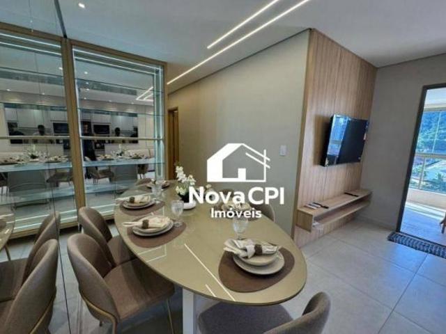 Apartamento Alto Padrão no Canto do Forte Praia Grande – 2 Suítes, Mobiliado, Lazer Completo