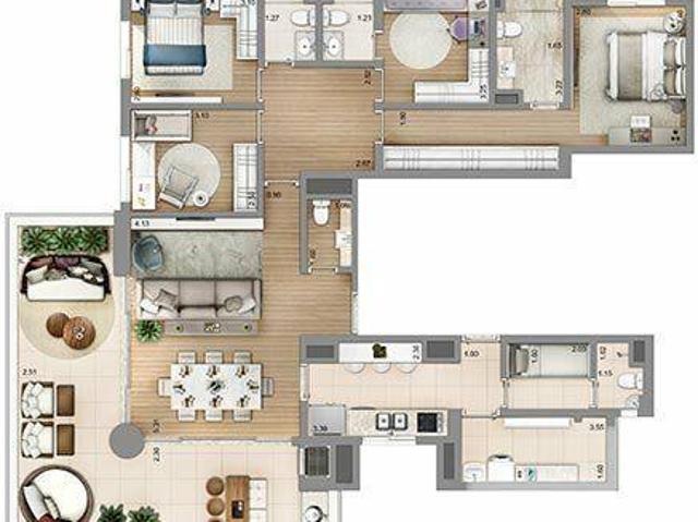 Apartamento Alto Padrao para Venda em Bosque da Saude Sao Paulo SP