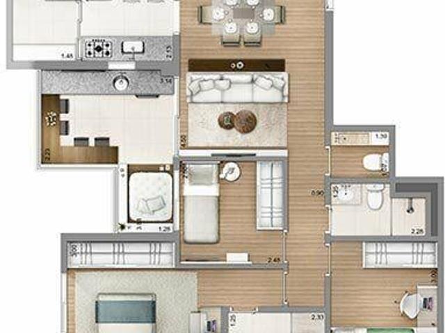 Apartamento Alto Padrao para Venda em Bosque da Saude Sao Paulo SP