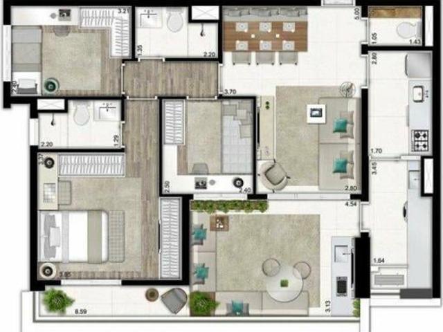 Apartamento Alto Padrao para Venda em Vila Clementino Sao Paulo SP