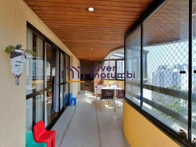 Apartamento amplo 173 m2 varanda gourmet repleto de armários vista panorâmica