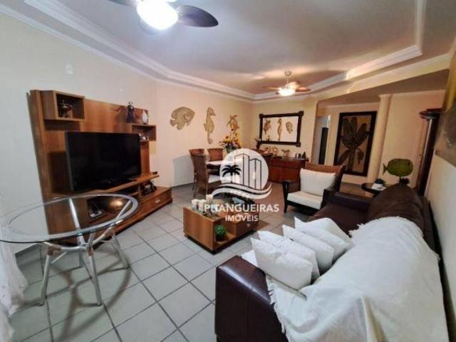 Apartamento amplo com 4 dormitórios na região Nobre da Praia das Pitangueiras