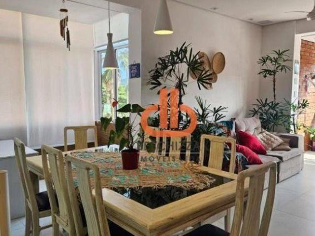 Apartamento Aparecida Santos Três quartos Frente Mar Elevador