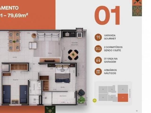 Apartamento, Aracaú, Ubatuba, SP