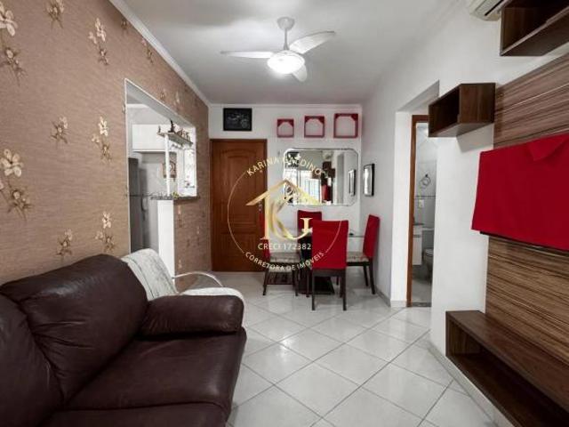 Apartamento aviação Praia Grande 1 dormitório sacada churrasqueira a carvão