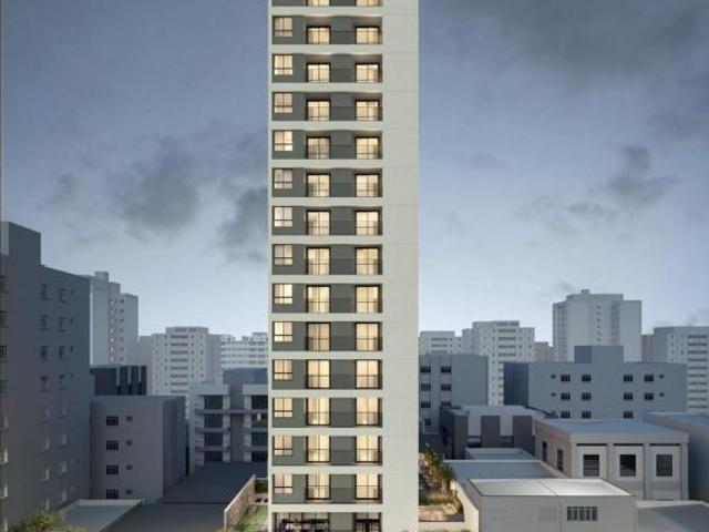 Apartamento bairro Centro de 2 quartos com varanda,33,5m2 privativo