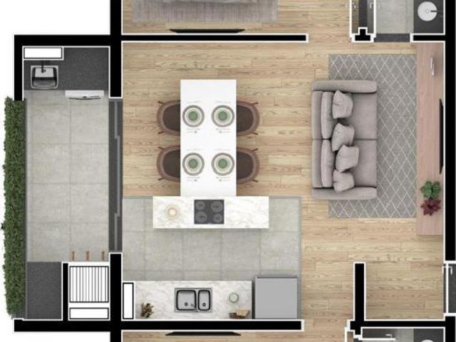 Apartamento bairro Boa Vista 2 quartos suíte, 1vaga, 59,24m² de Área privativa