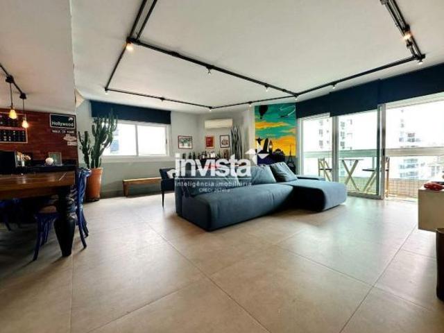 Apartamento bem localizado na Ponta da Praia em Santos
