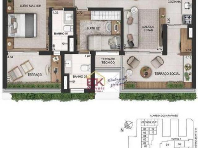 Apartamento Bem Moema São Paulo 148m² 4 Dormitórios 2 vagas OPORTUNIDADE!