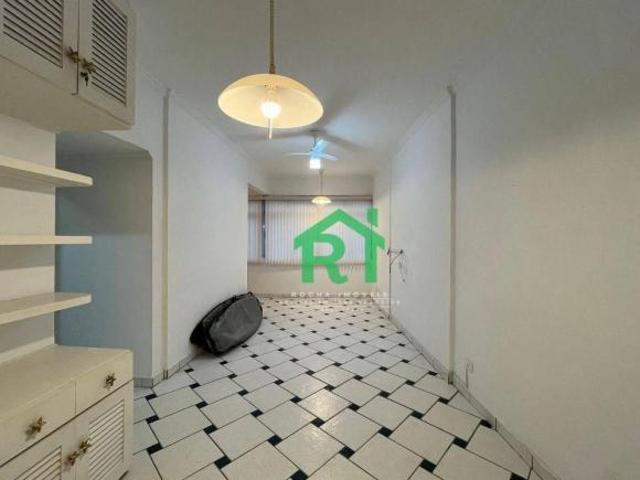 Apartamento beira mar 1 dormitório à venda, 45m², 1 vaga R$350.000 Pitangueiras Guarujá/SP