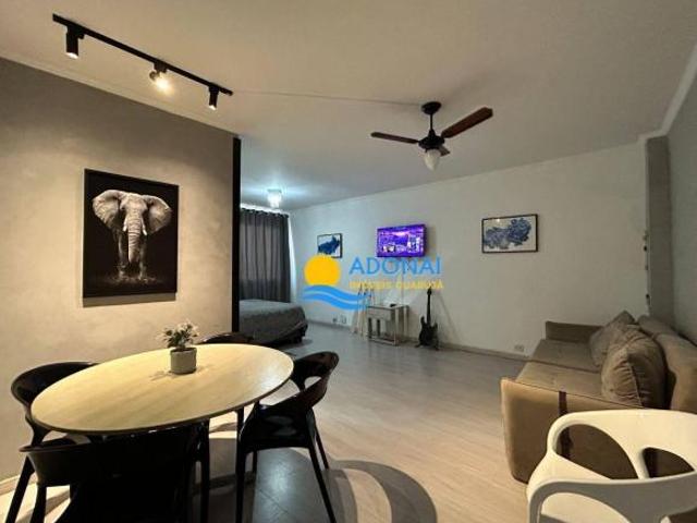 Apartamento beira mar 1 dormitórios — Pitangueiras — Guarujá