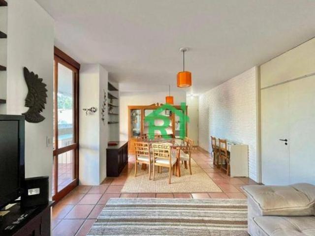 Apartamento beira mar, 2 dormitórios, 1 vaga, lazer, Enseada, Guarujá/SP