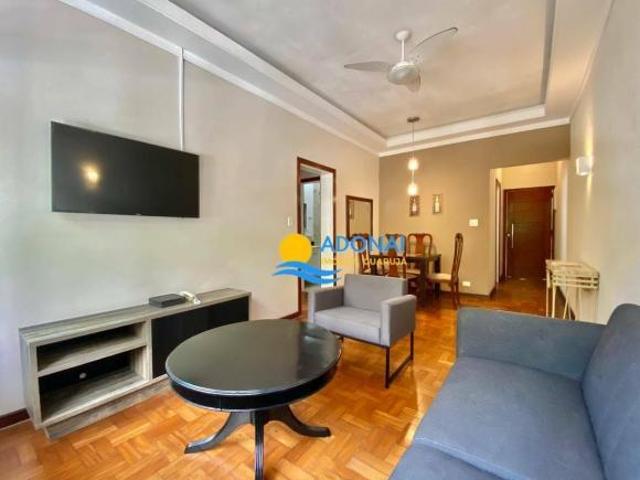 Apartamento beira mar 2 dormitórios — Pitangueiras — Guarujá