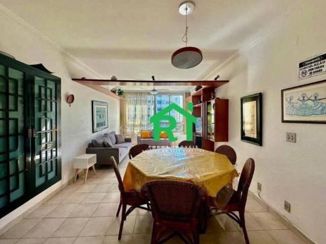 Apartamento beira mar, 4 dormitórios, 1 vaga, Pitangueiras, Guarujá/SP
