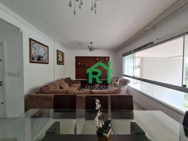Apartamento beira mar, 4 dormitórios 3 suítes, 2 vagas, Pitangueiras, Guarujá/SP