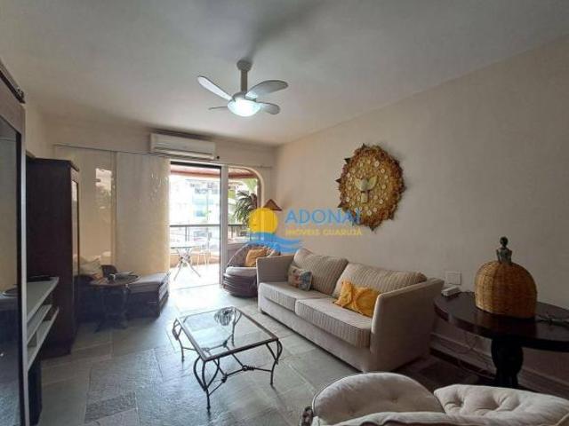 Apartamento beira mar com lazer — Enseada — Guarujá