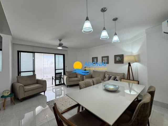 Apartamento beira mar com sacada — Astúrias — Guarujá