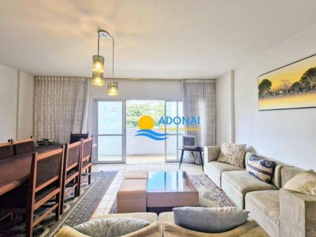 Apartamento beira mar com sacada — Astúrias — Guarujá
