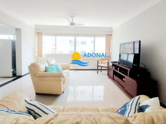 Apartamento beira mar com sacada — Astúrias — Guarujá